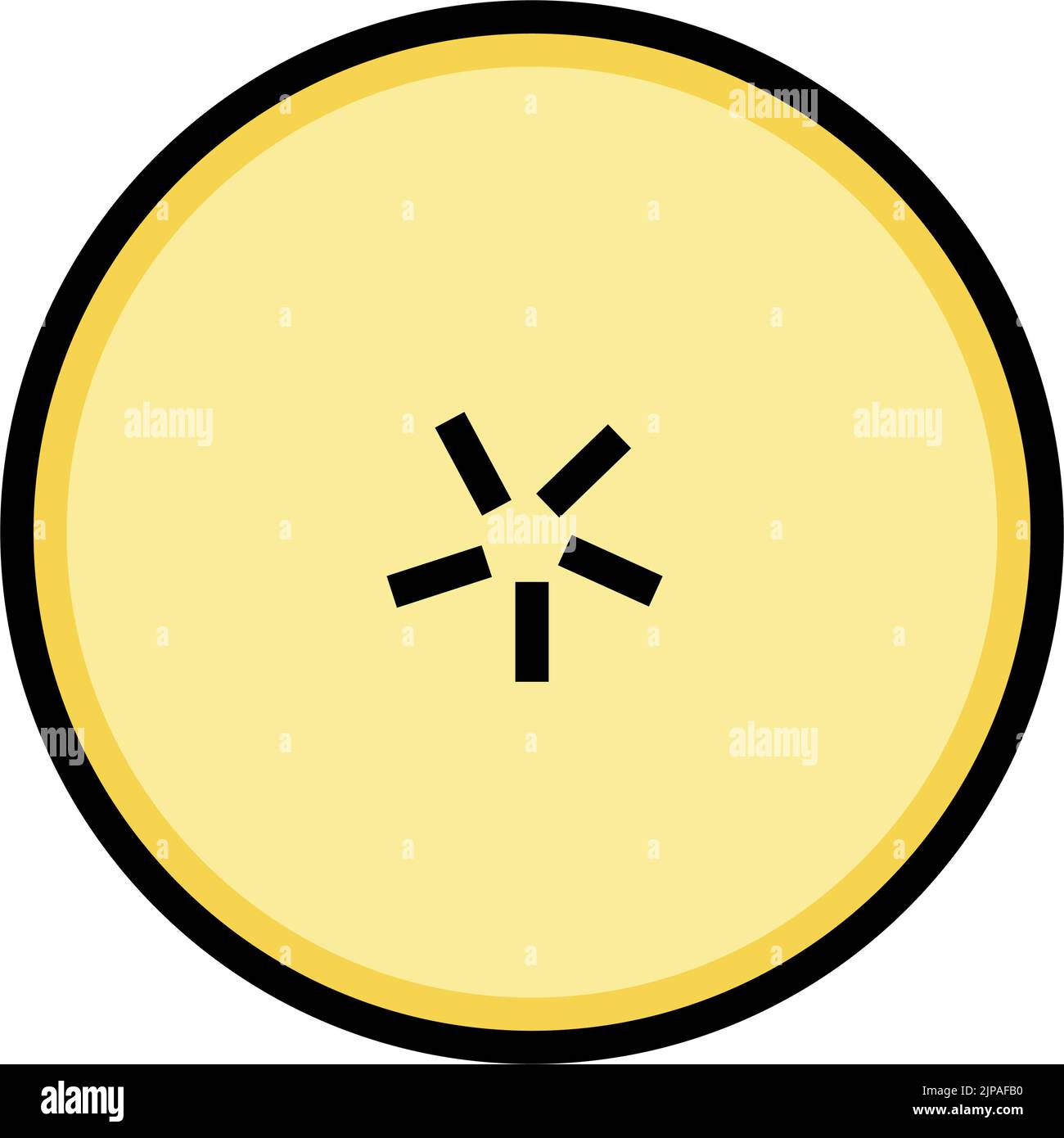 pear piece cut one color icon vector illustration Stock Vector Image ...