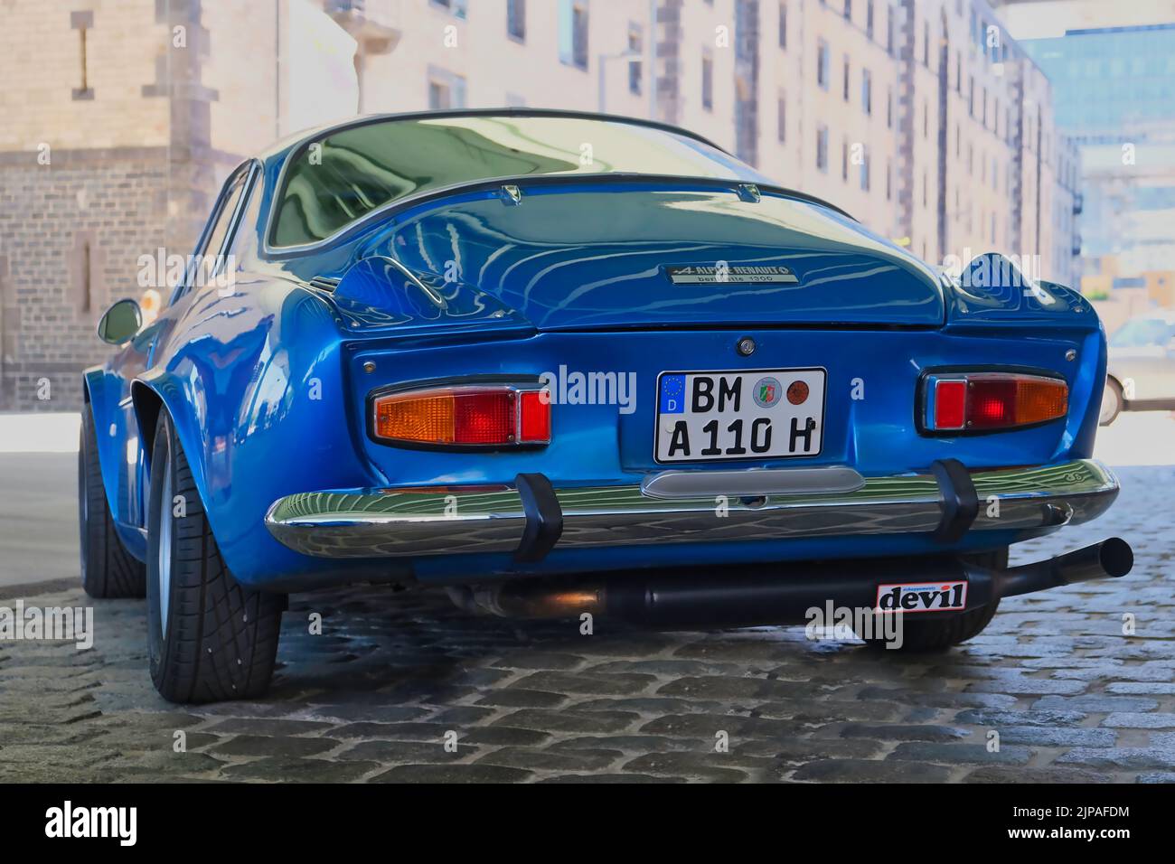 Renault Alpine A110 Berlinette 1300 from the sixties at the oldtimer ...