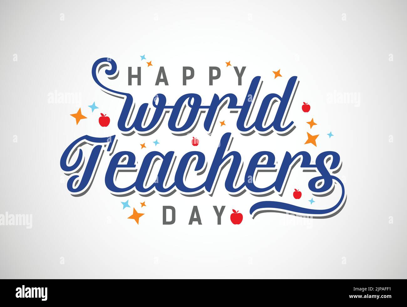 Happy world teachers' day vector illustration for poster, brochure ...