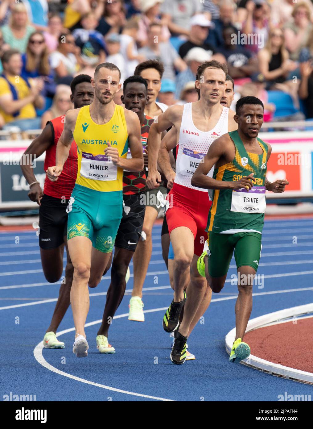 Charlie Hunter of Australia competing in the 800m heats at the ...