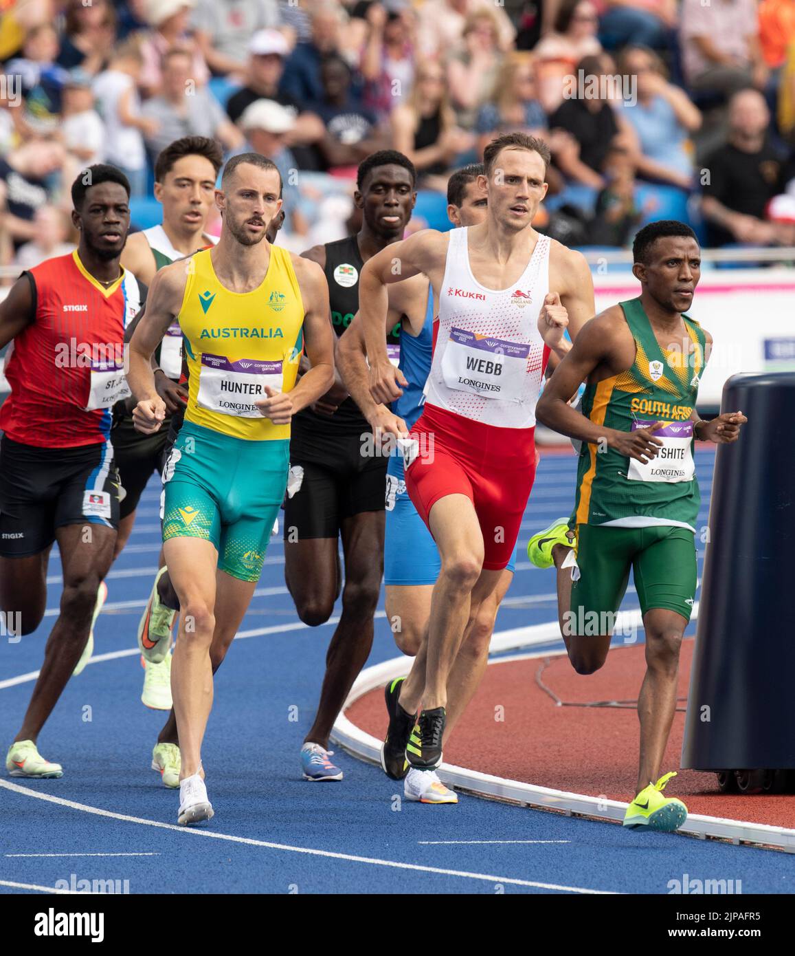 Charlie Hunter of Australia and Jamie Webb of England competing in the ...