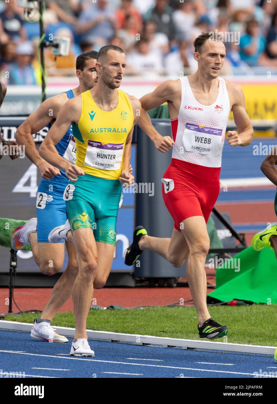 Charlie Hunter of Australia and Jamie Webb of England competing in the ...