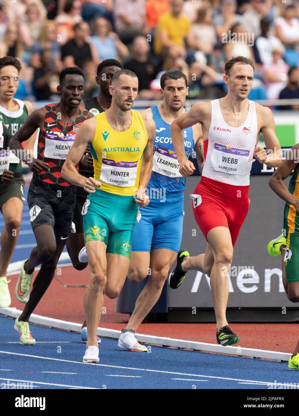 Charlie Hunter of Australia and Jamie Webb of England competing in the ...