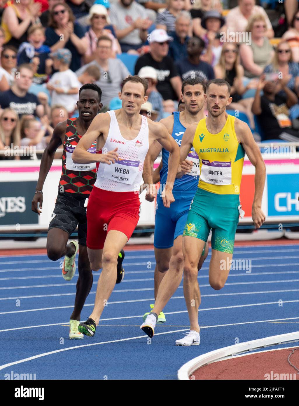 Charlie Hunter of Australia and Jamie Webb of England competing in the ...