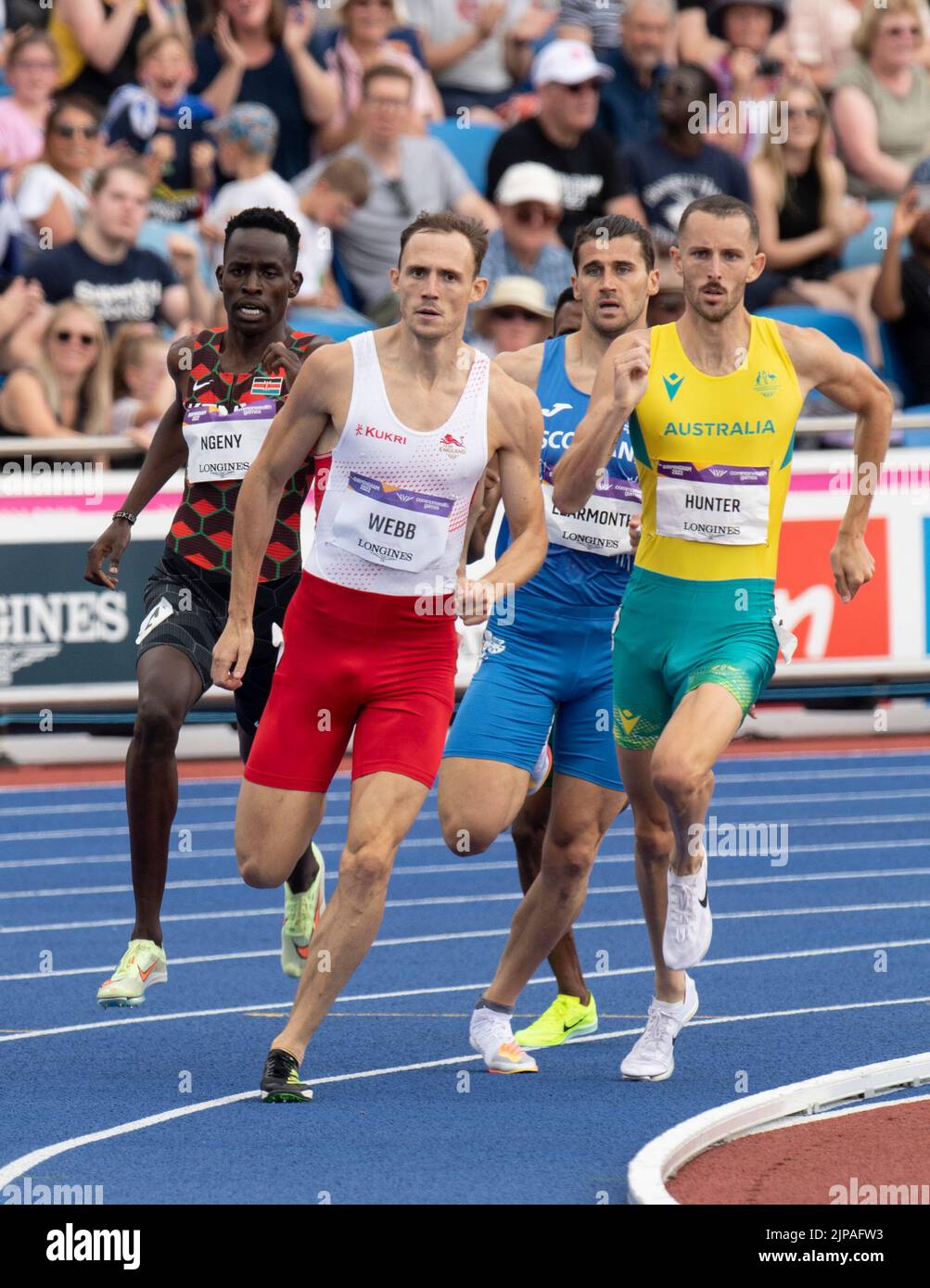 Charlie Hunter of Australia and Jamie Webb of England competing in the ...