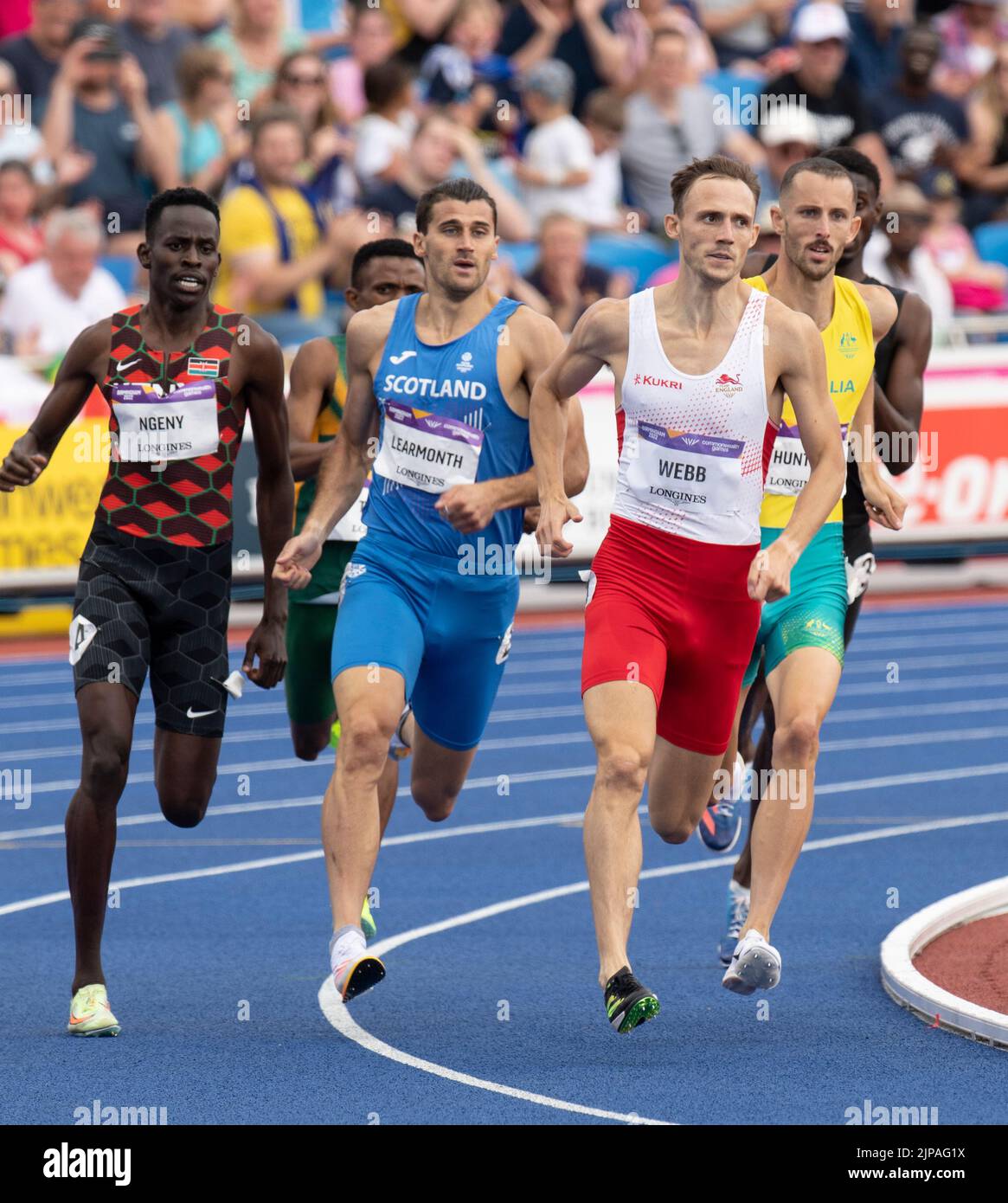 Guy Learmonth of Scotland and Jamie Webb of England competing in the ...