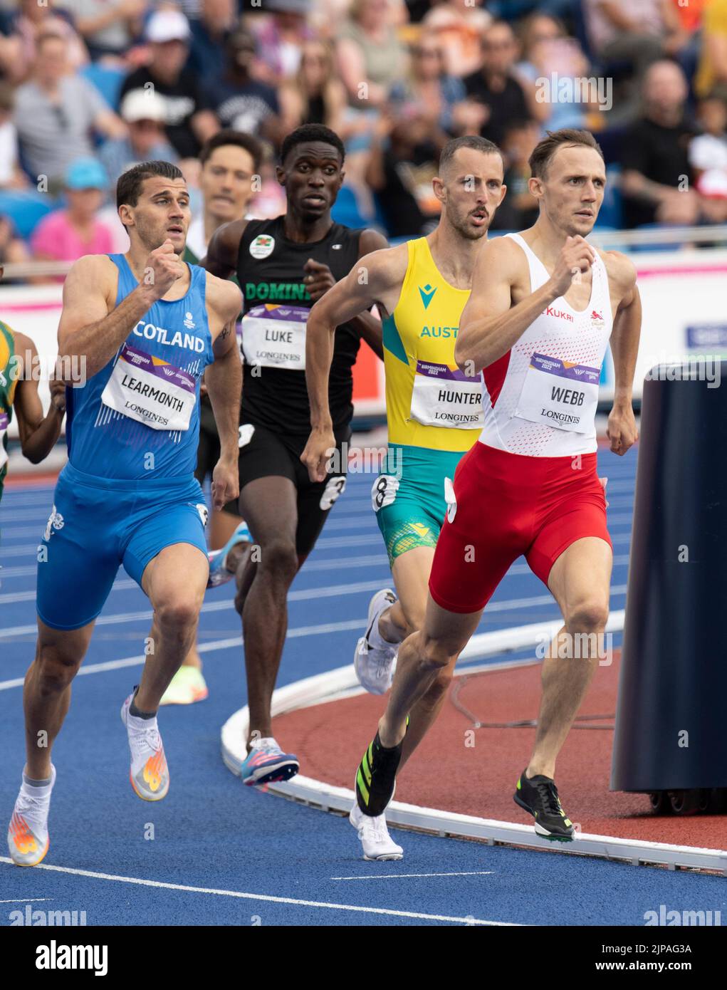 Guy Learmonth of Scotland and Jamie Webb of England competing in the ...