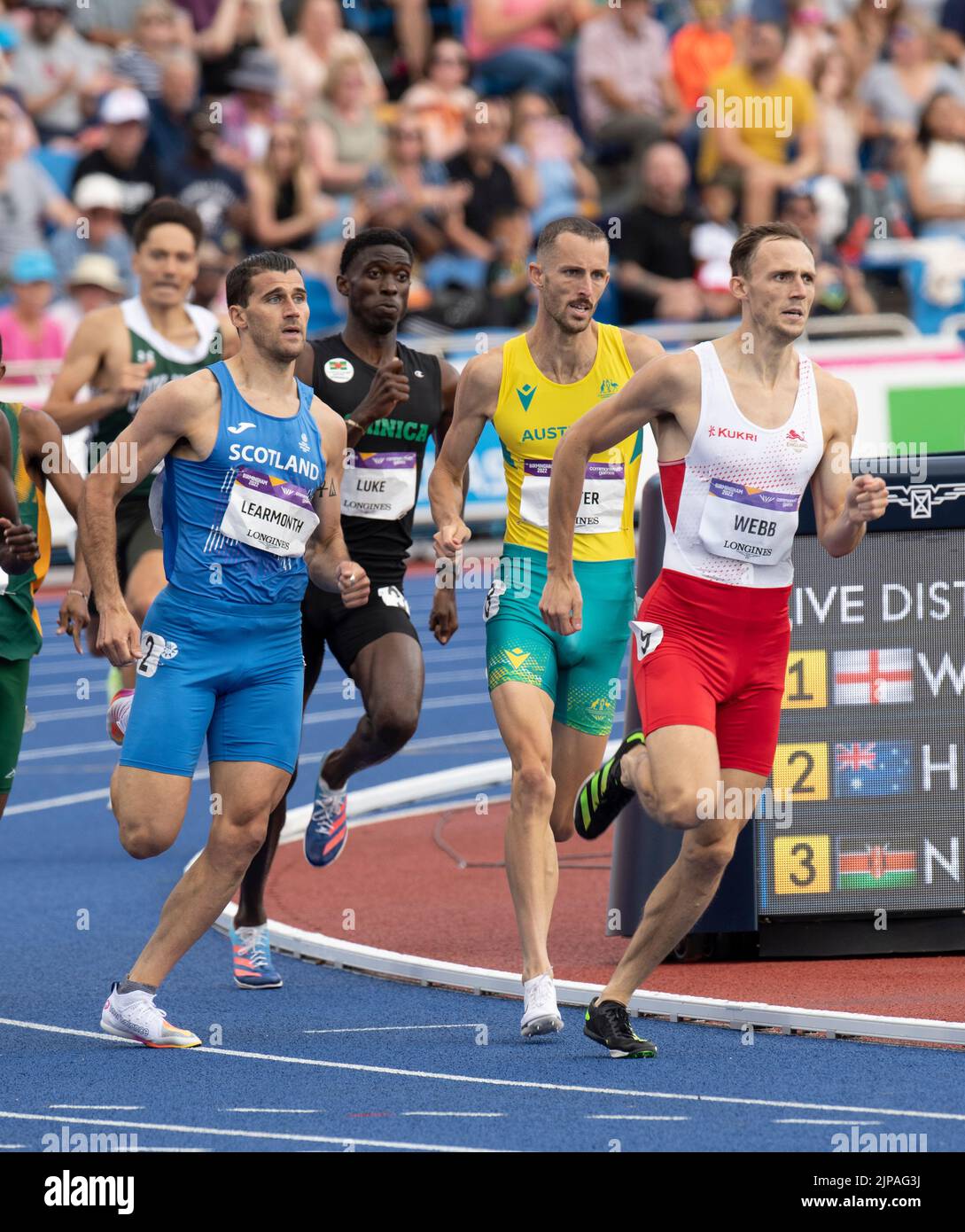 Guy Learmonth of Scotland and Jamie Webb of England competing in the ...