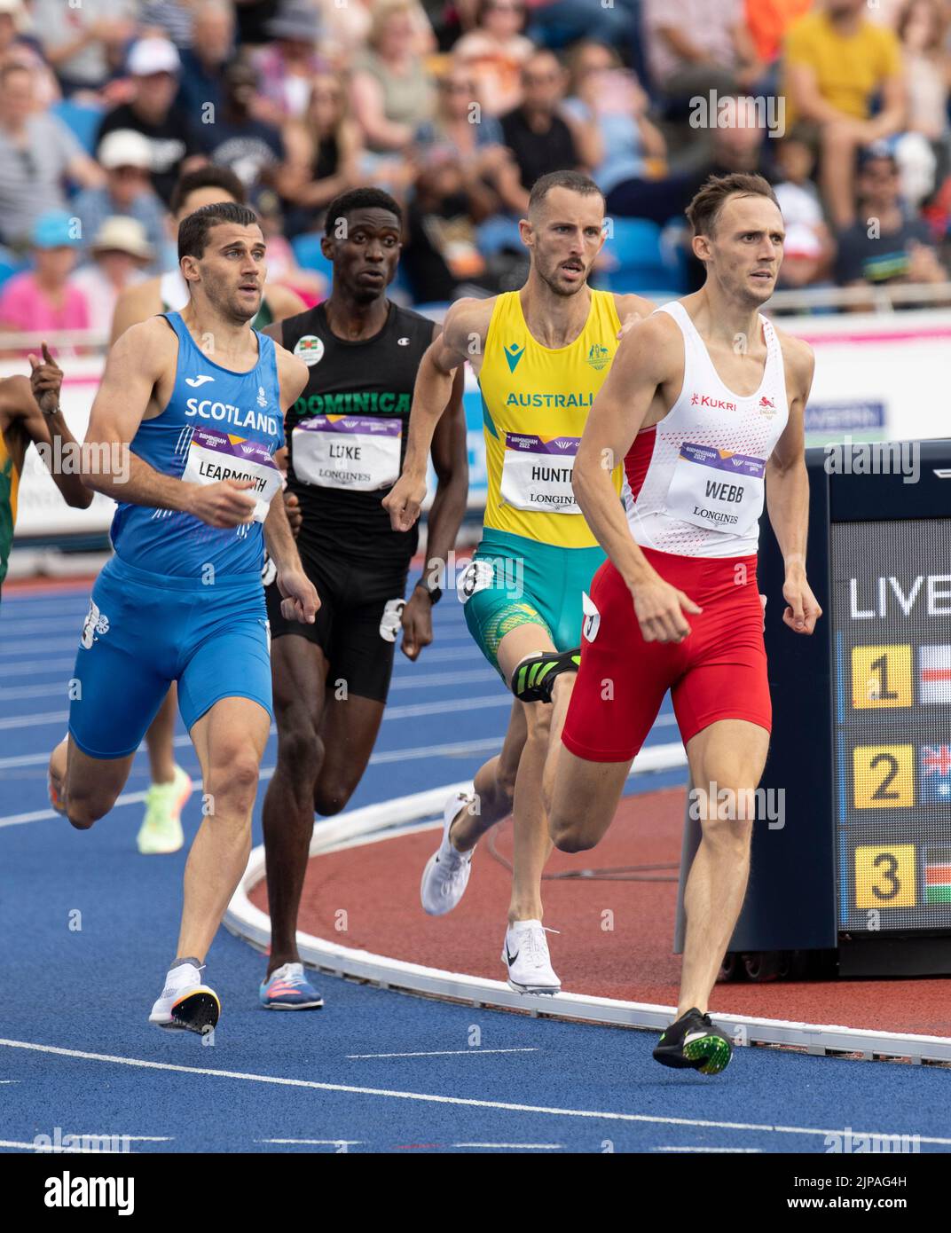 Guy Learmonth of Scotland and Jamie Webb of England competing in the ...