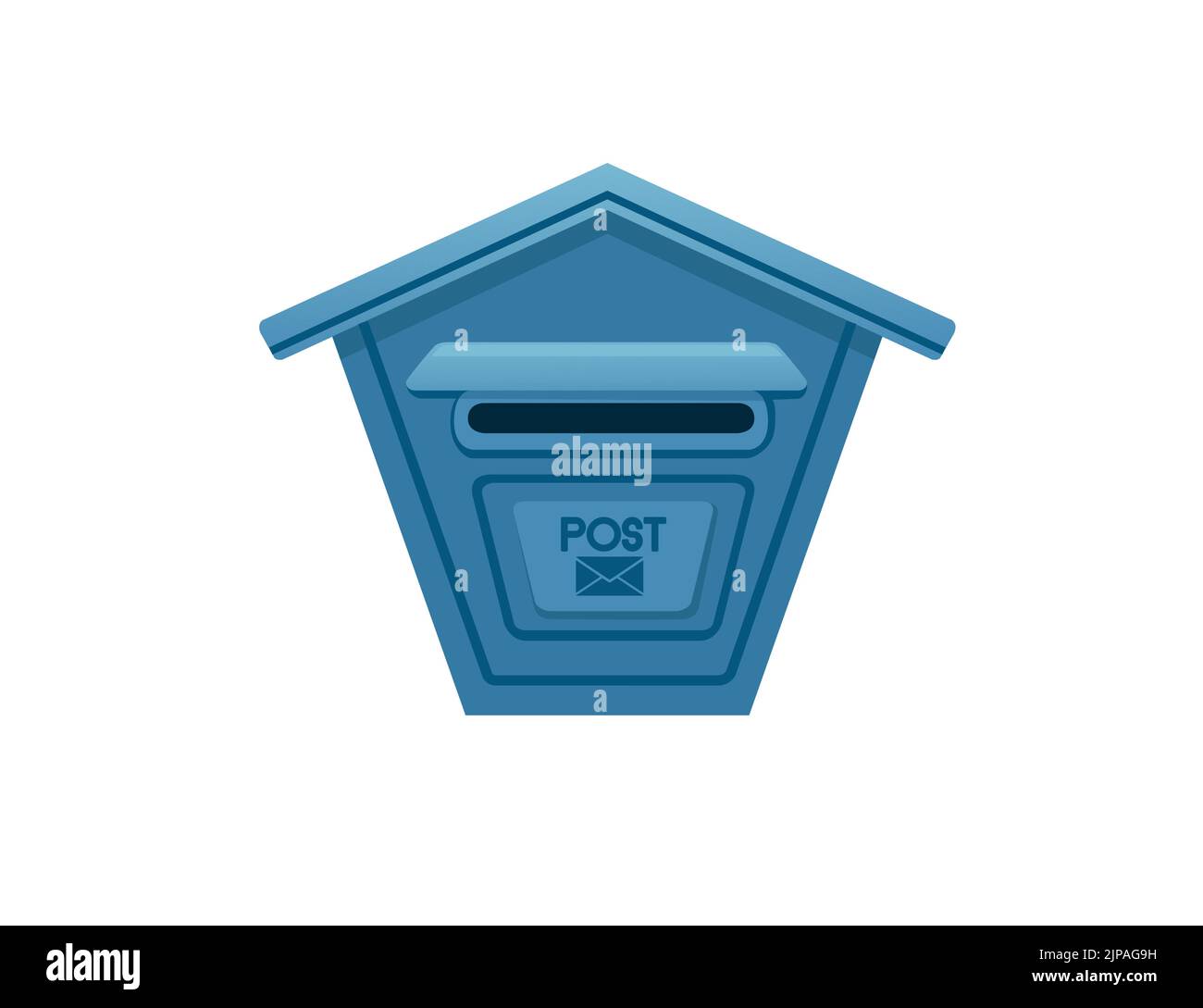 Valentine Kawaii Cute Mailbox Fill Line Stock Vector Image & Art - Alamy