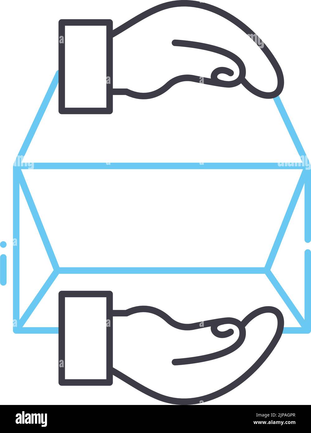 Product Development Line Icon Outline Symbol Vector Illustration