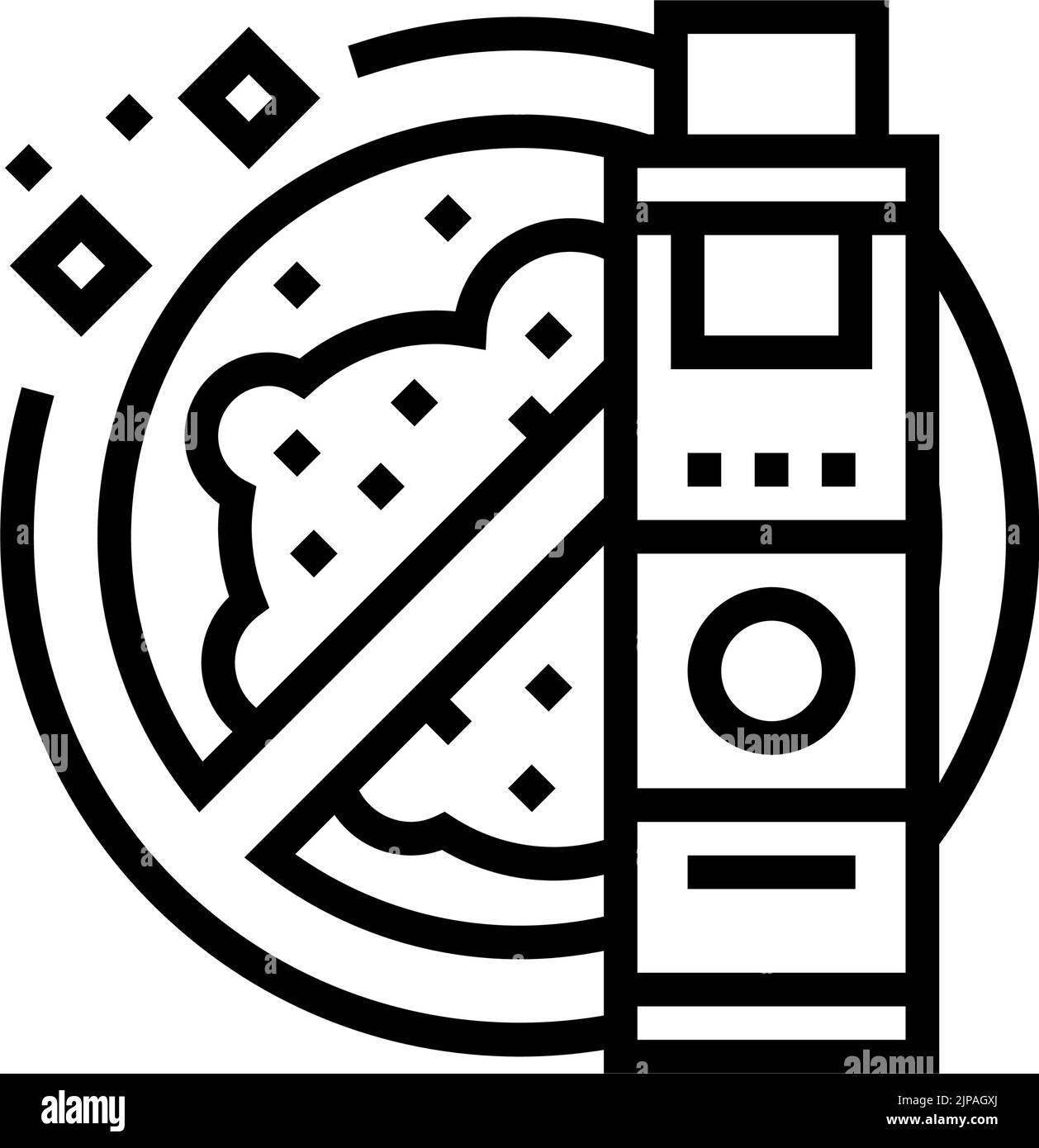 rust cleaner detergent line icon vector illustration Stock Vector Image ...