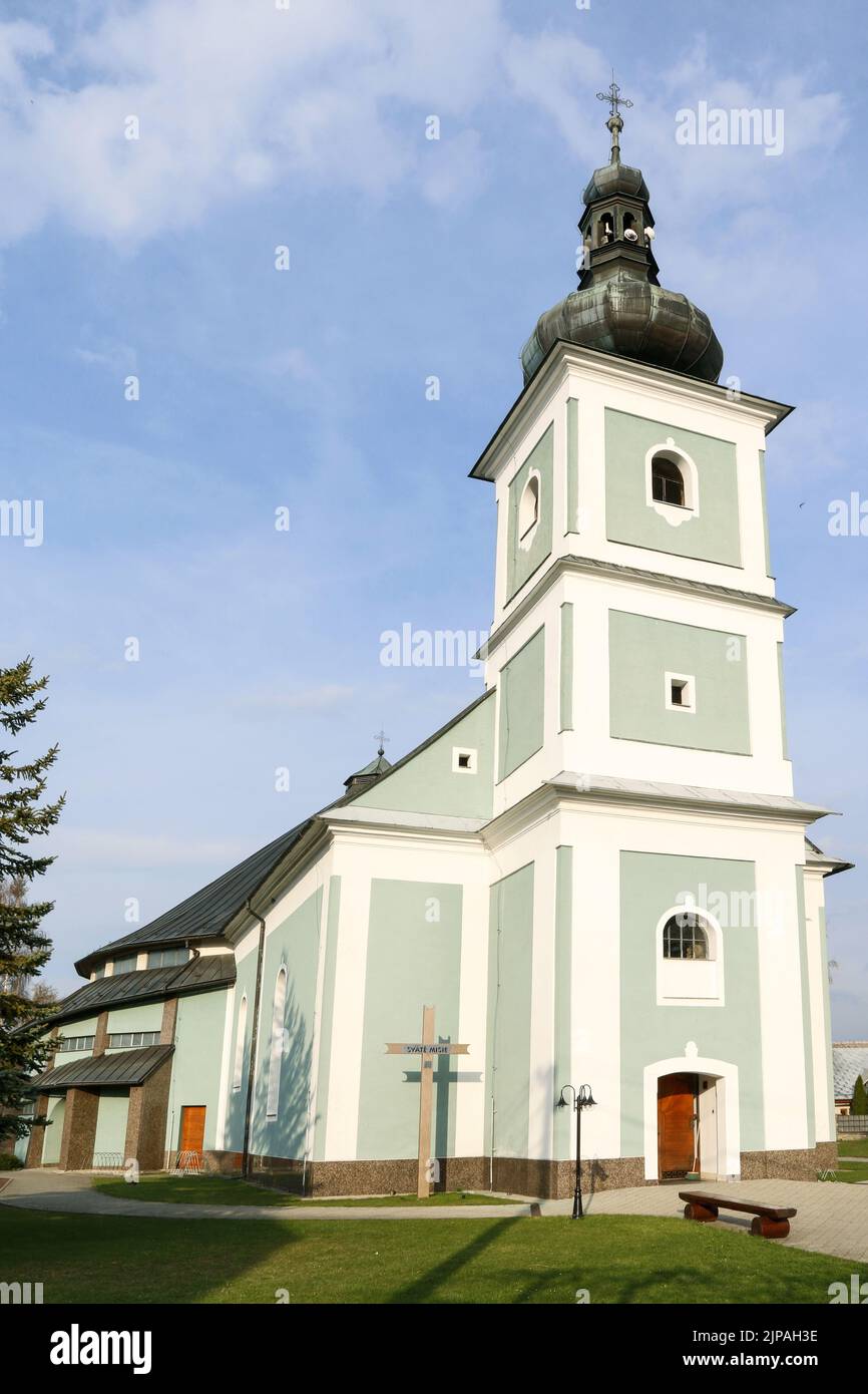 St. Michael the Archangel Church in Liesek, Slovakia Stock Photo - Alamy