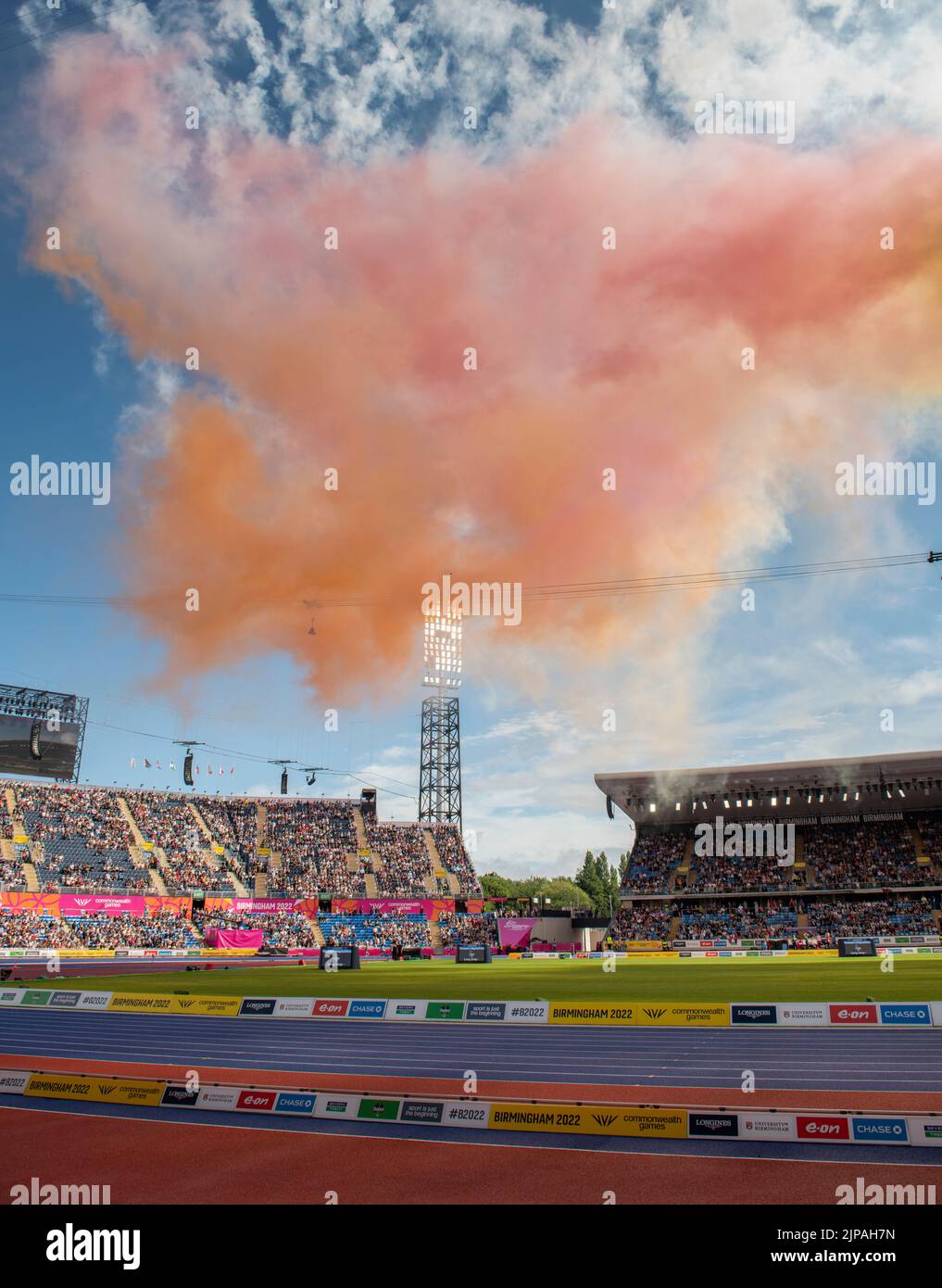 Fireworks at Commonwealth Games at Alexander Stadium, Birmingham ...