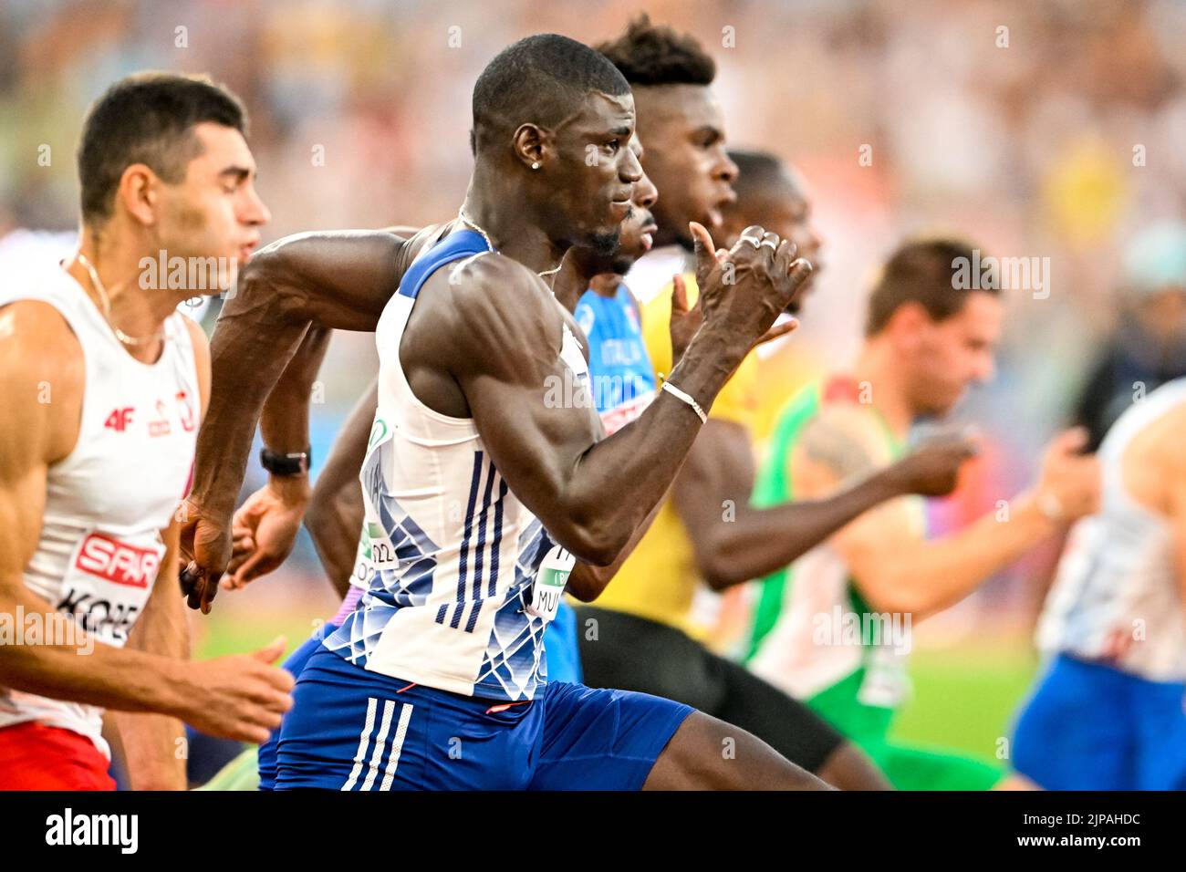 MUNCHEN, GERMANY - AUGUST 16: Mouhamadou Fall of France competing in ...