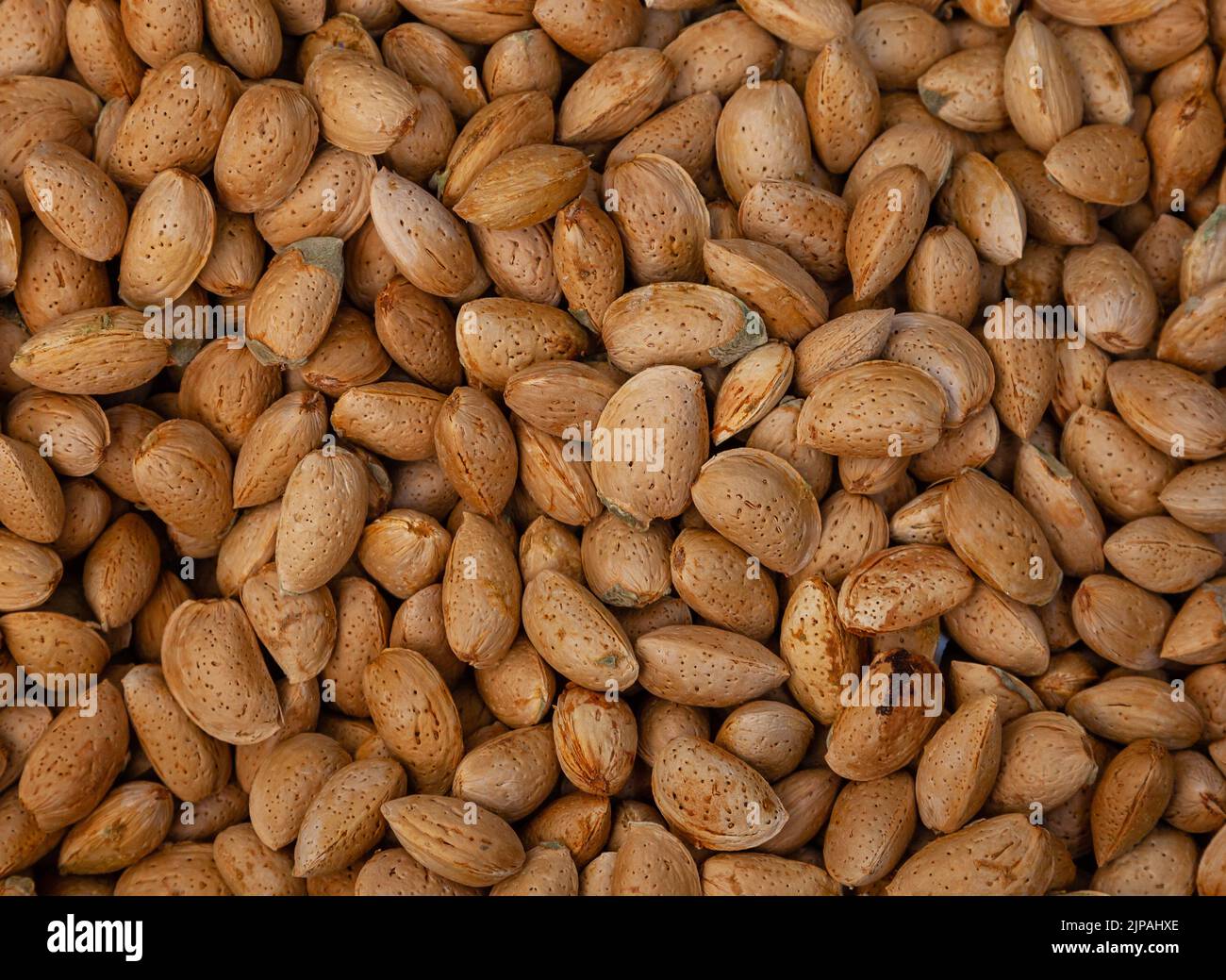 Almond shelled pile hi-res stock photography and images - Alamy