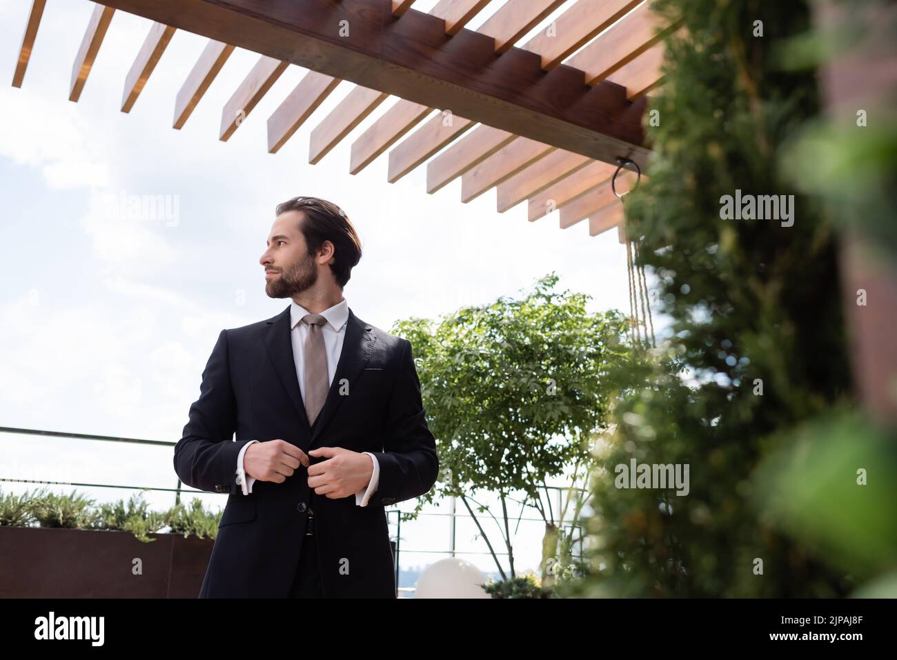 Profile groom hi-res stock photography and images - Alamy