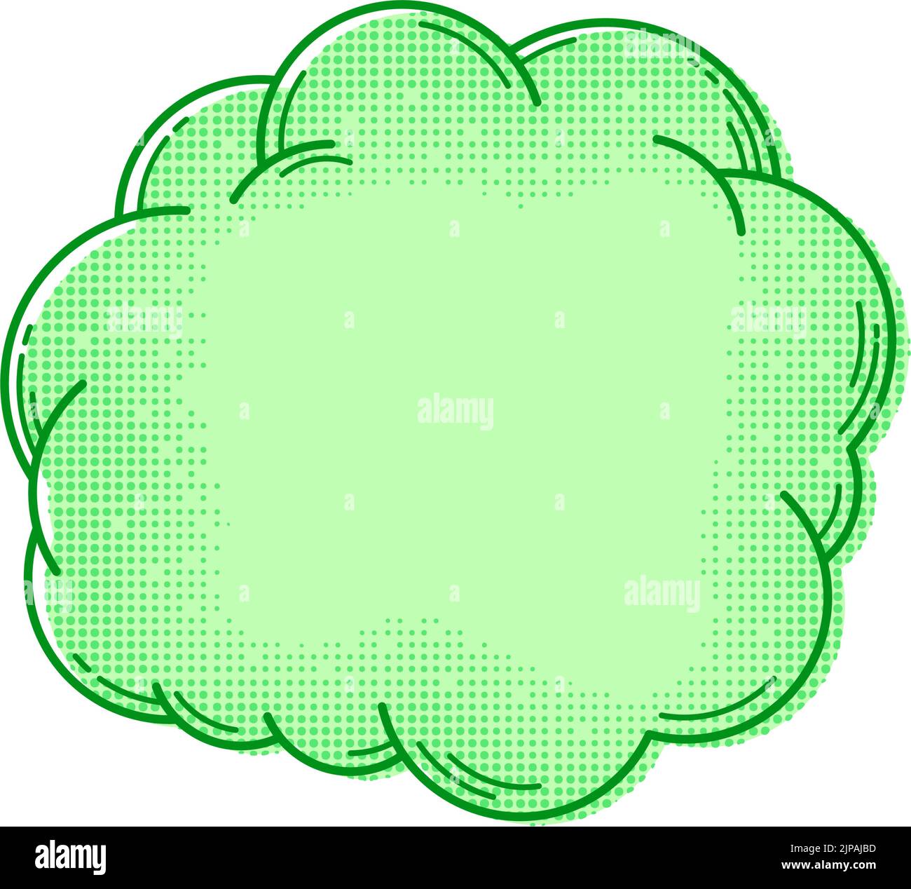 Text box template in comic style. Empty halftone text bubble. Pop art ...