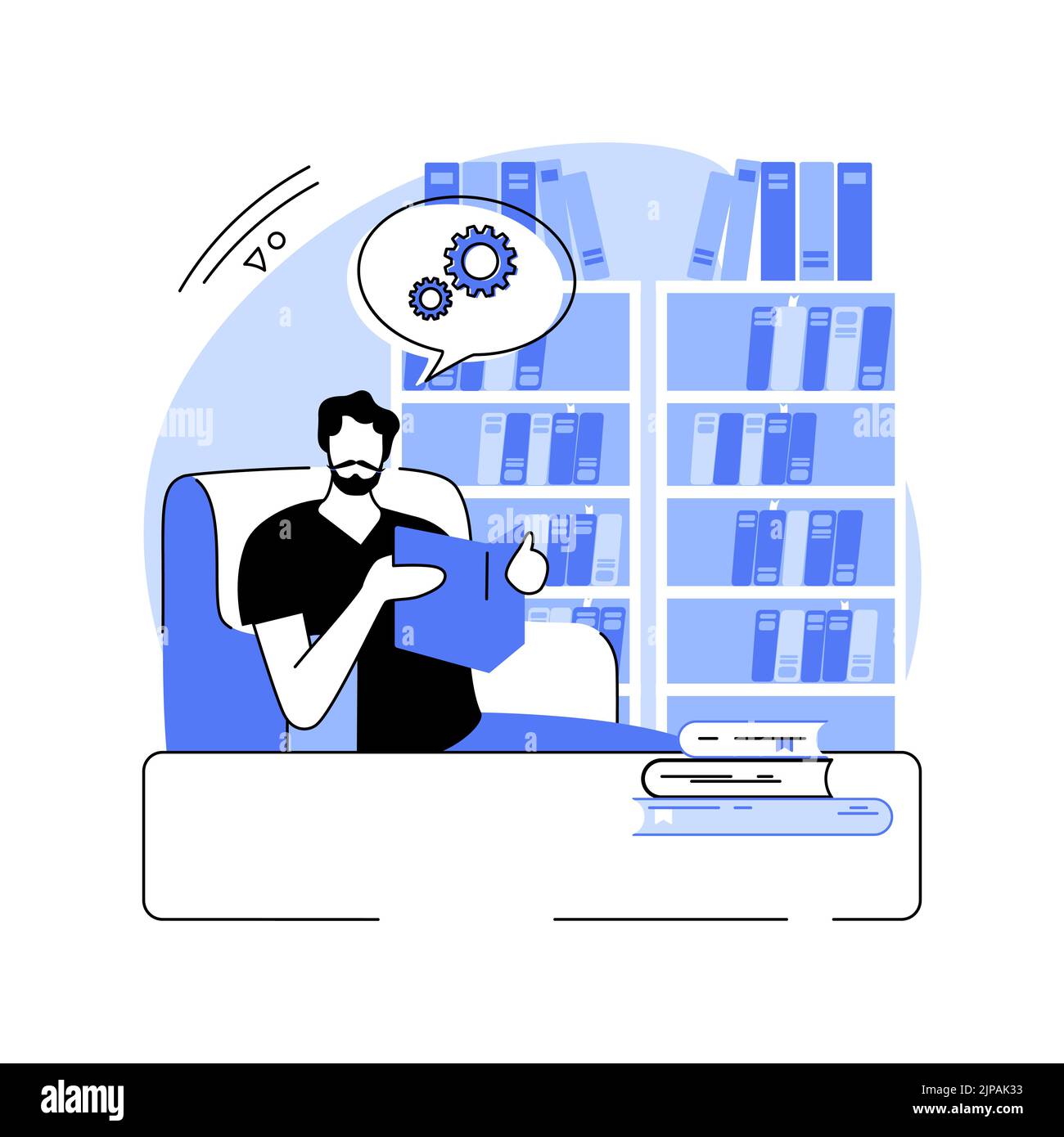 Philosophy isolated cartoon vector illustrations Stock Vector Image ...