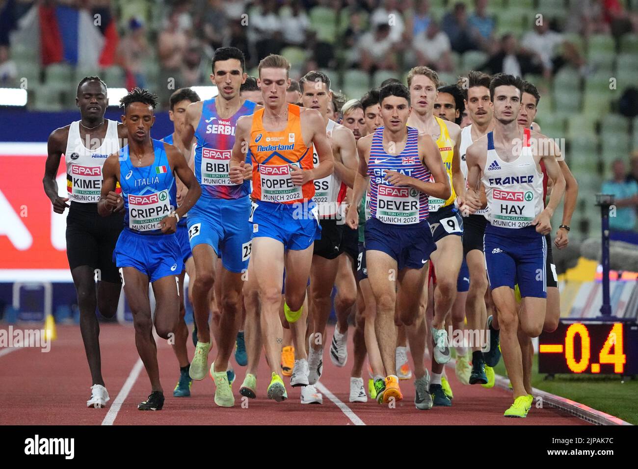 Munich, Germany. 16th Aug, 2022. European Championships, athletics, men ...