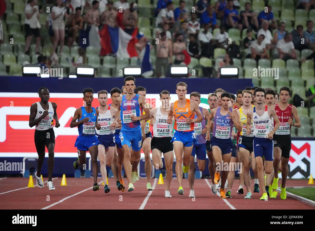 Munich, Germany. 16th Aug, 2022. European Championships, athletics, men ...