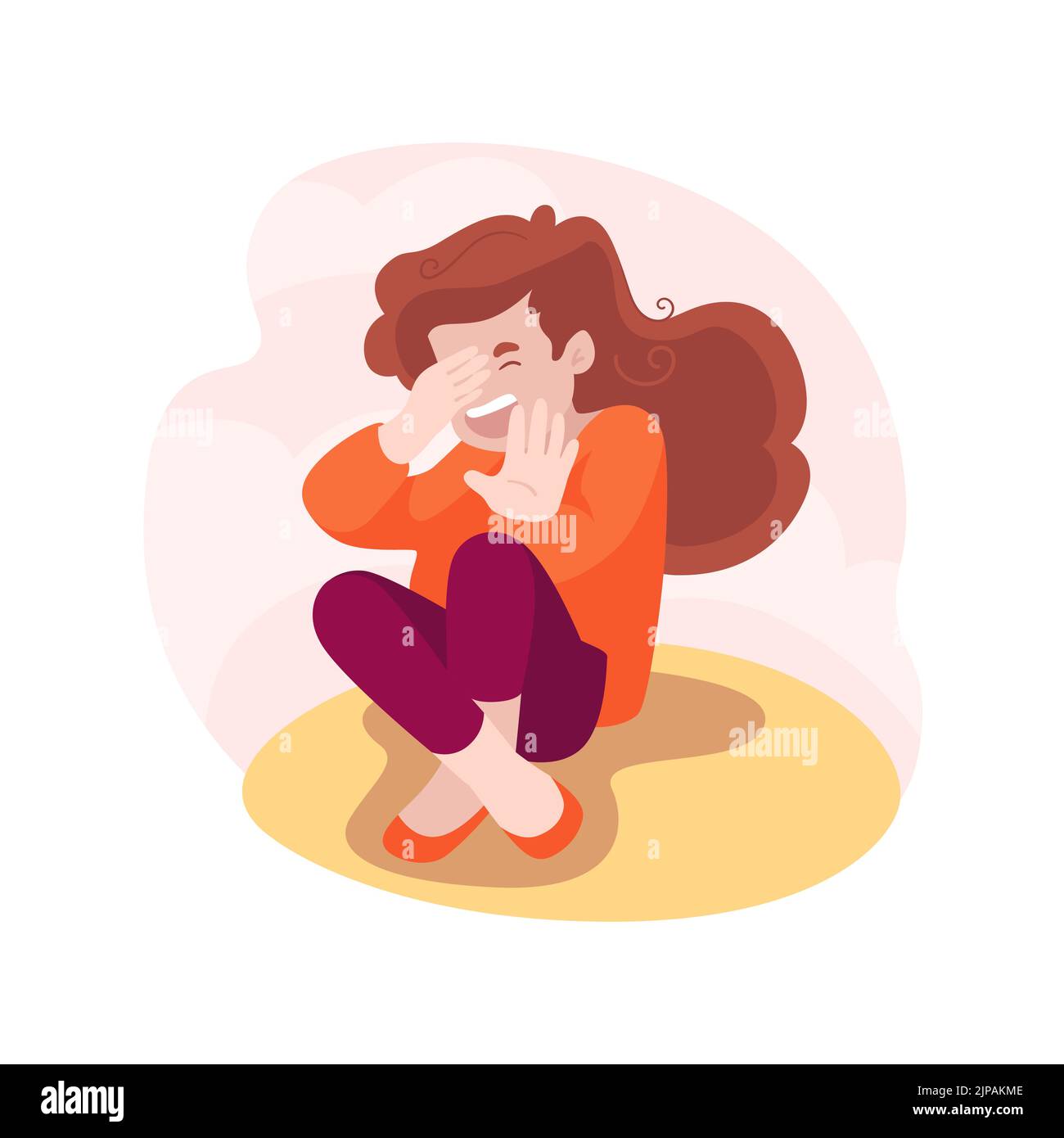 Fear isolated cartoon vector illustration Stock Vector Image & Art - Alamy