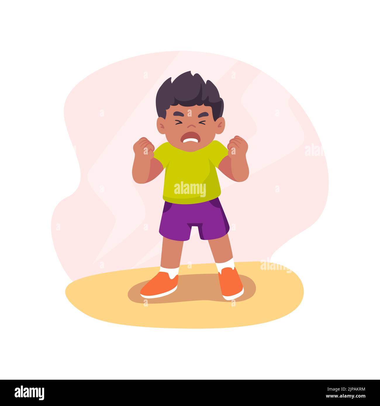 Anger isolated cartoon vector illustration Stock Vector Image & Art - Alamy