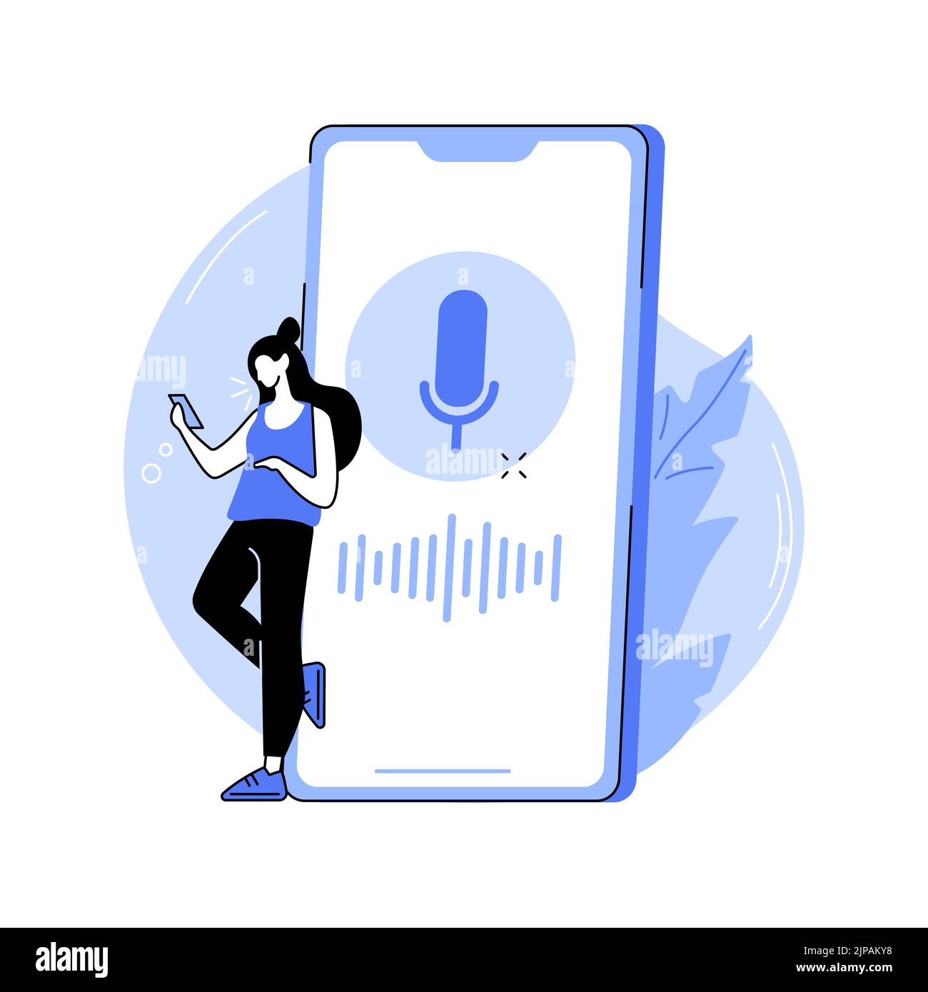 Speech recognition isolated cartoon vector illustrations Stock Vector ...