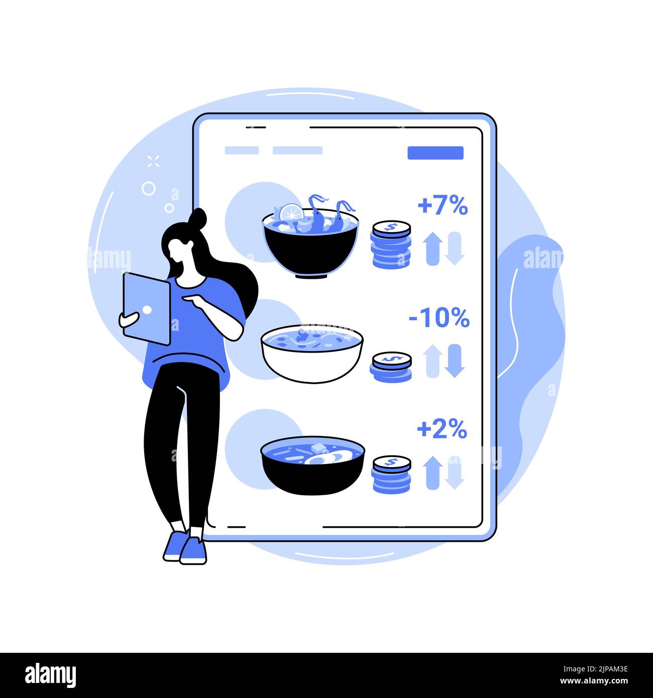 Dynamic pricing isolated cartoon vector illustrations Stock Vector ... Dynamic pricing isolated cartoon vector illustrations Stock Vector ...