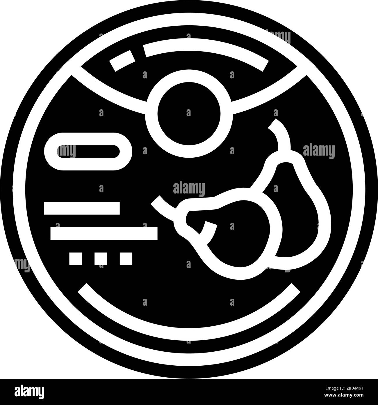 candy pear glyph icon vector illustration Stock Vector Image & Art - Alamy