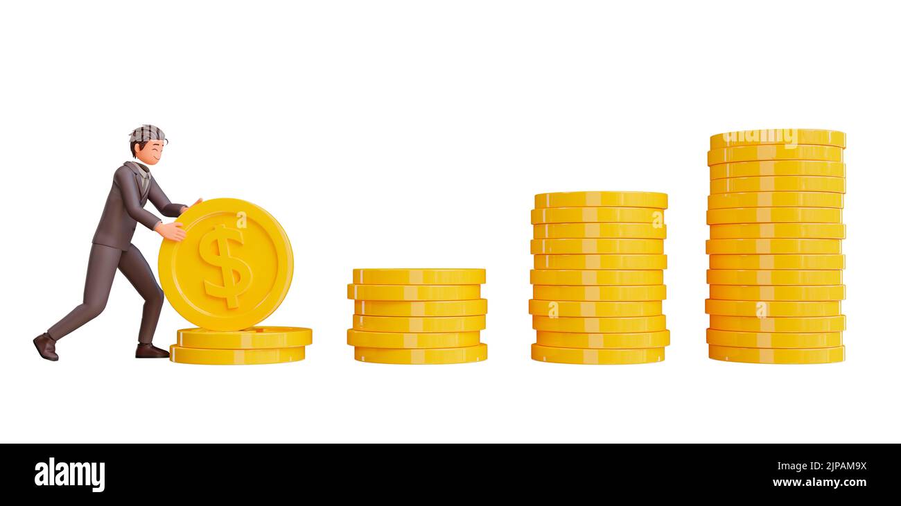 Rolling coins Cut Out Stock Images & Pictures - Alamy