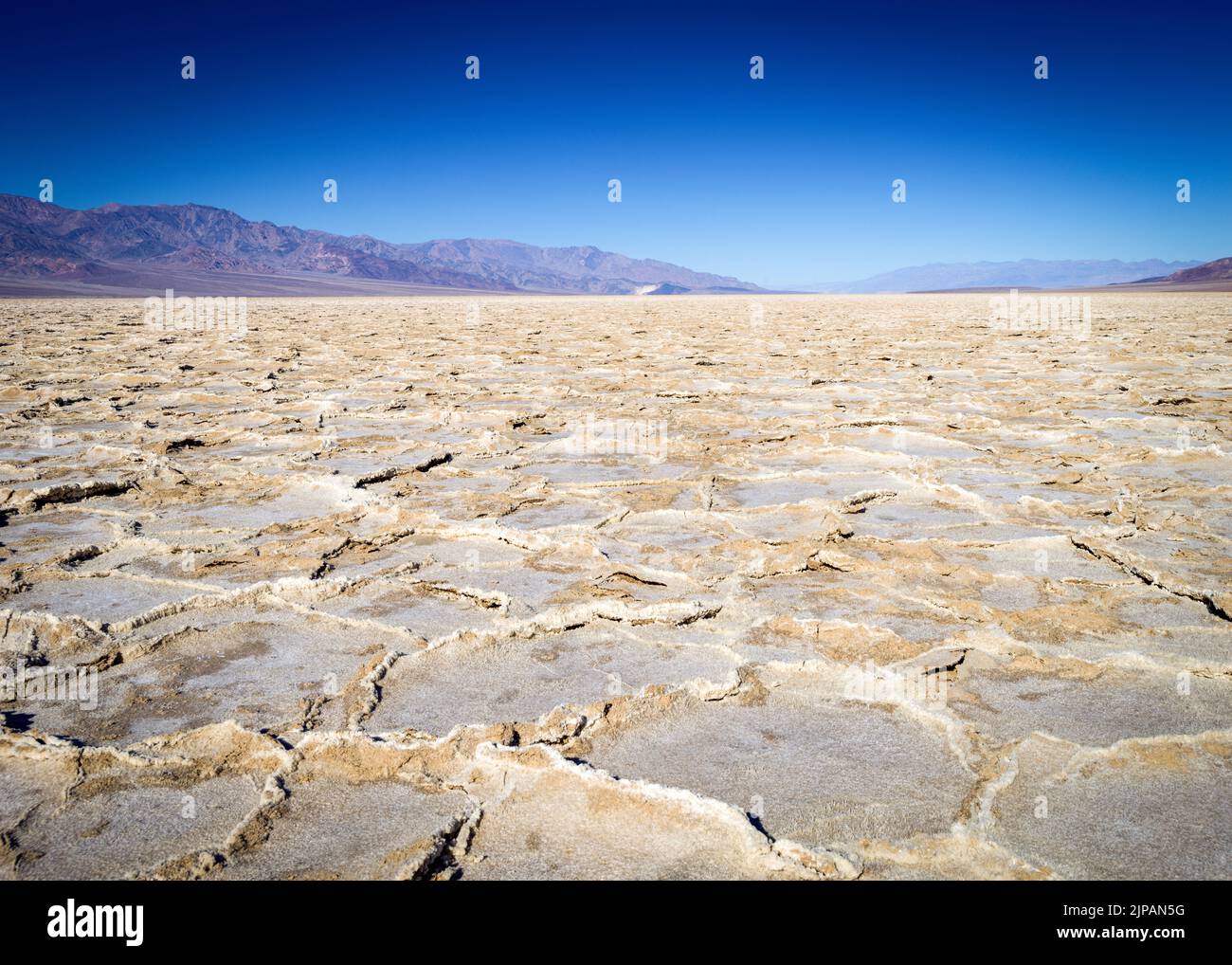 Bad Water Basin, Salt Flats Death Valley National Park, California ...