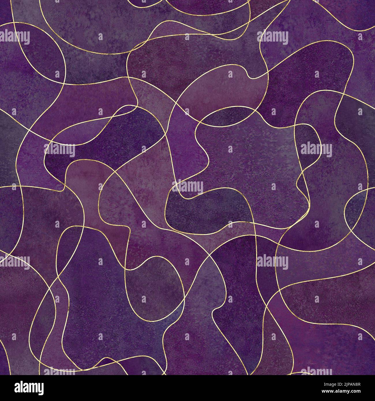 Abstract modern flat geometric liquid shape forms seamless pattern ...