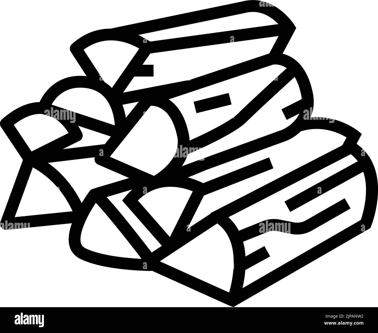 Firewood backdrop Black and White Stock Photos & Images - Alamy