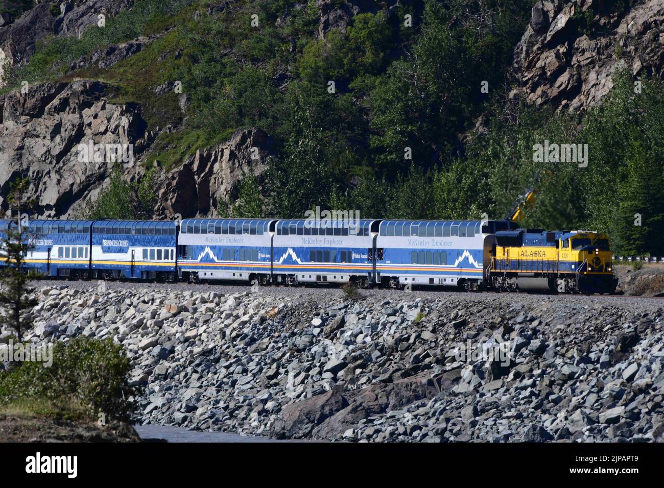 Princess alaska train hi-res stock photography and images - Alamy