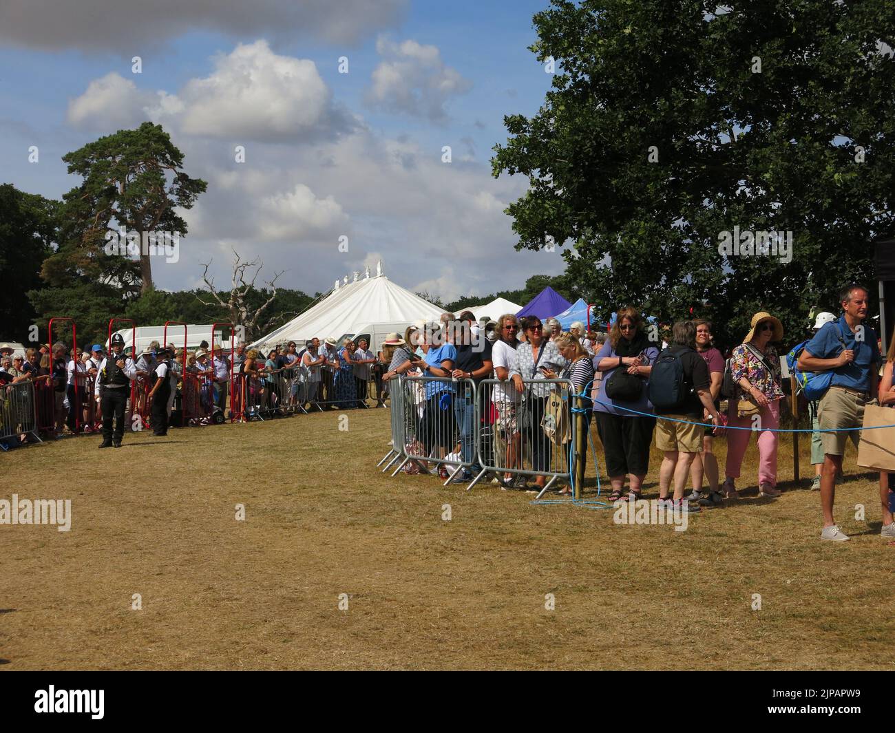 Crowds line the route waiting for the royal carriage carrying Charles ...