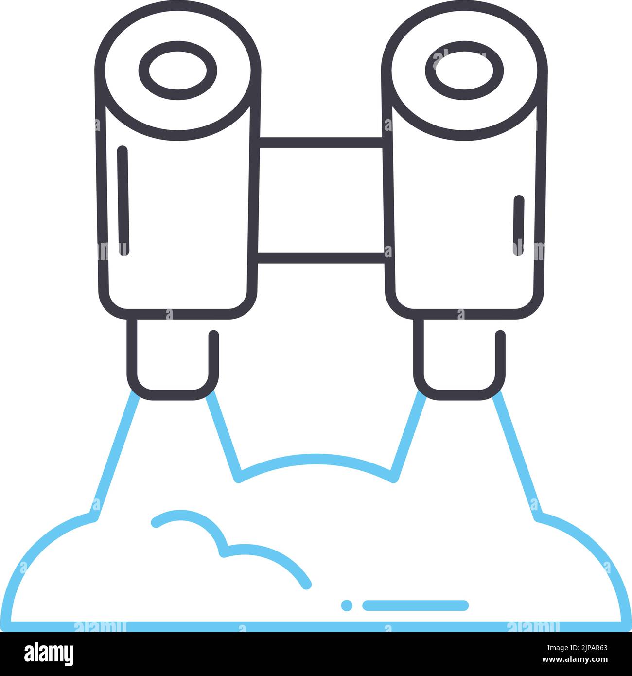 vision research line icon, outline symbol, vector illustration, concept sign Stock Vector Image ...