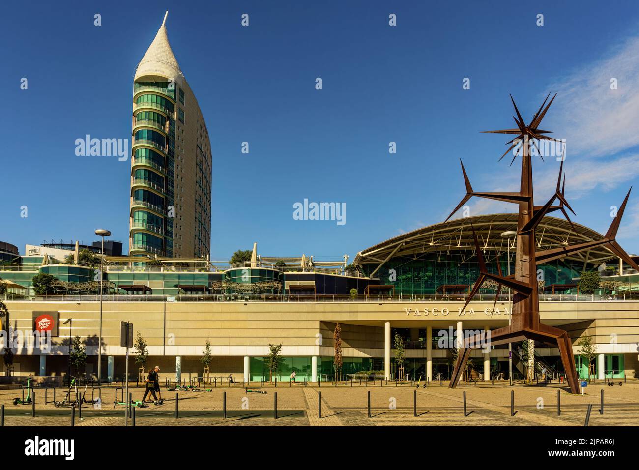 LIsbon,Portugal,October 10,2021: Oriente This is the view to the main ...