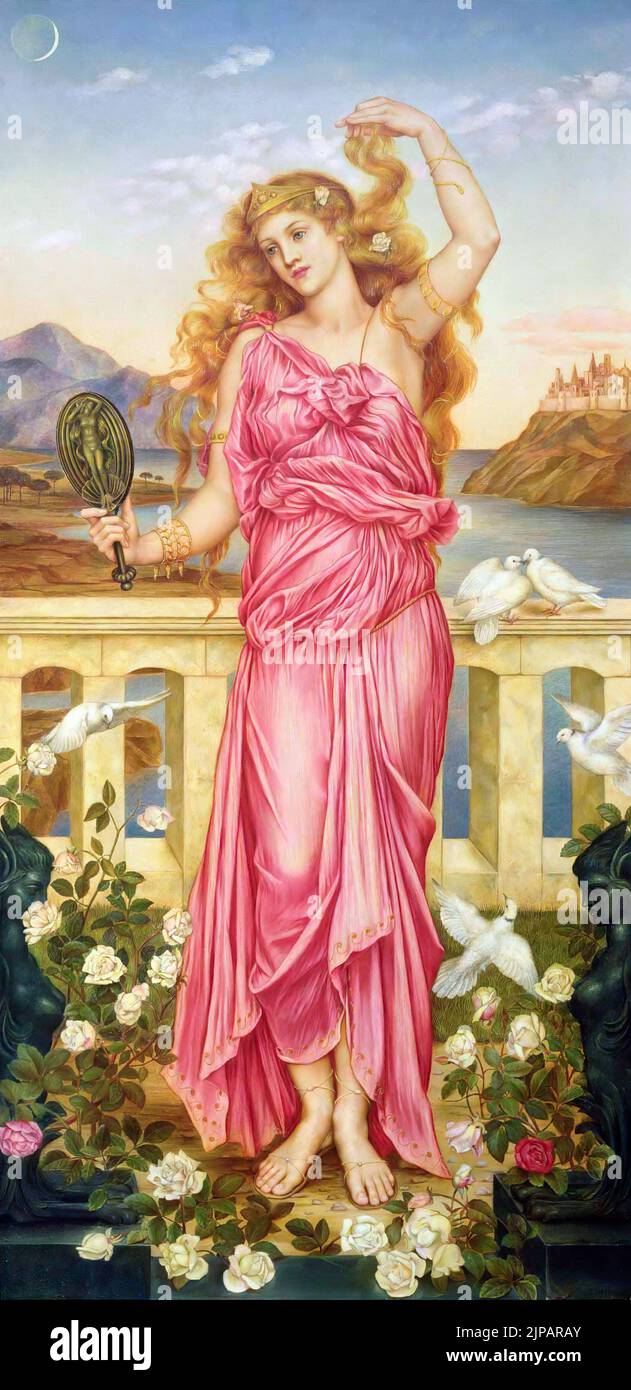 Helen Of Troy Painting Evelyn De Morgan