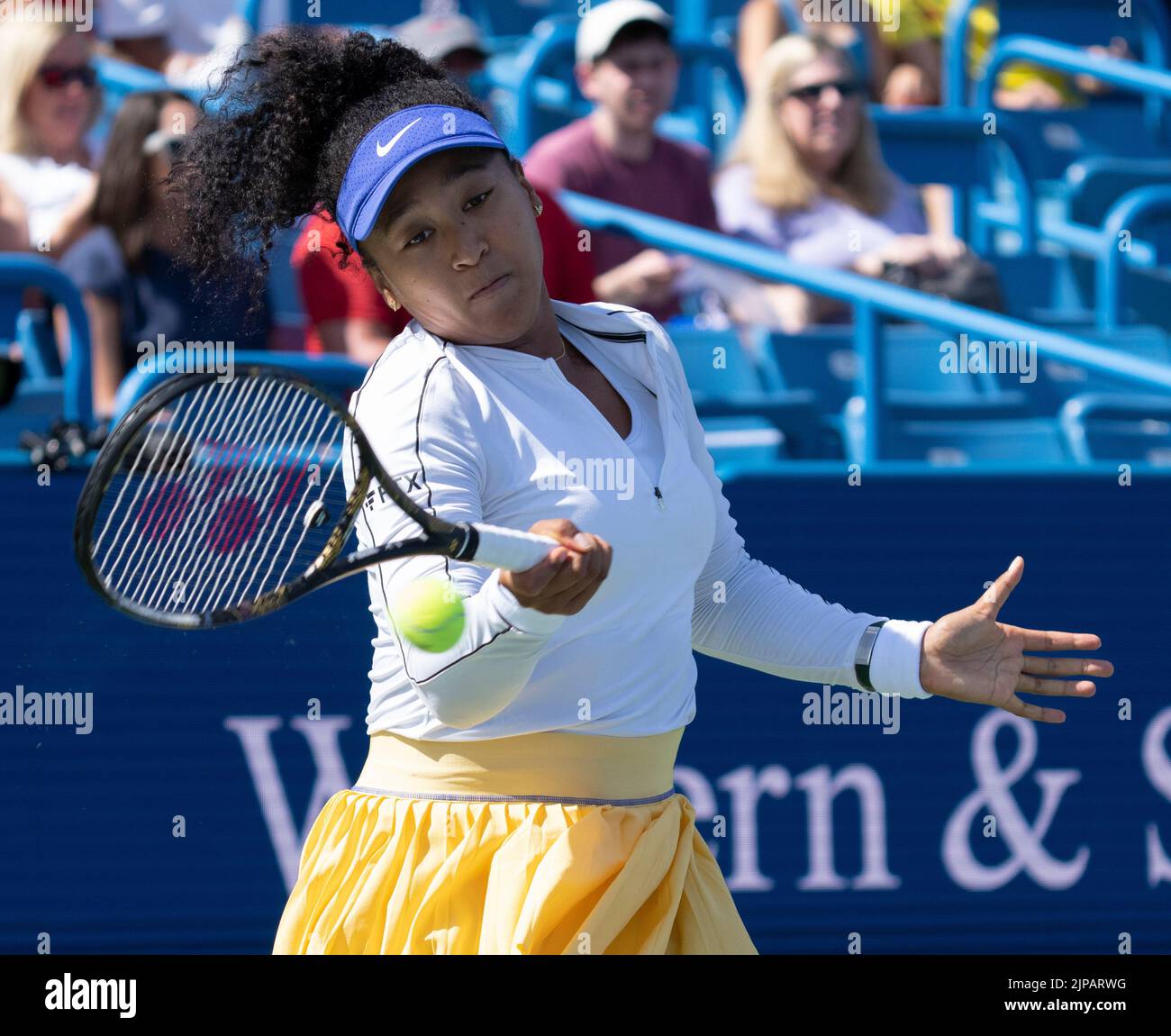 August 16, 2022: Naomi Osaka (JPN) loses to Shuai Zhang (CHN), 6-4-7-5 ...