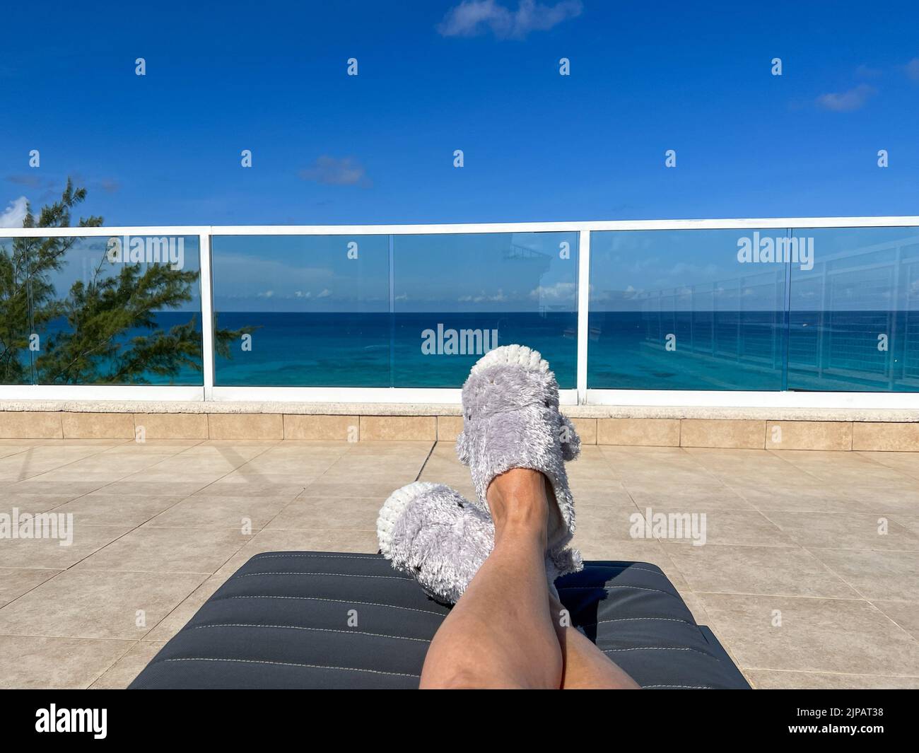 An aerial view of Cemetery Beach on Seven Mile Beach in Grand Cayman ...