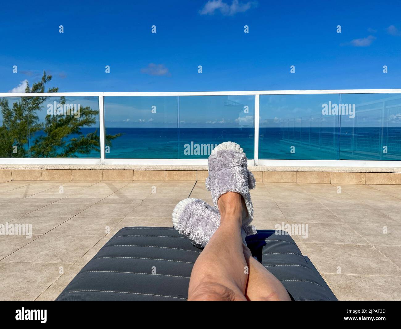 An aerial view of Cemetery Beach on Seven Mile Beach in Grand Cayman ...