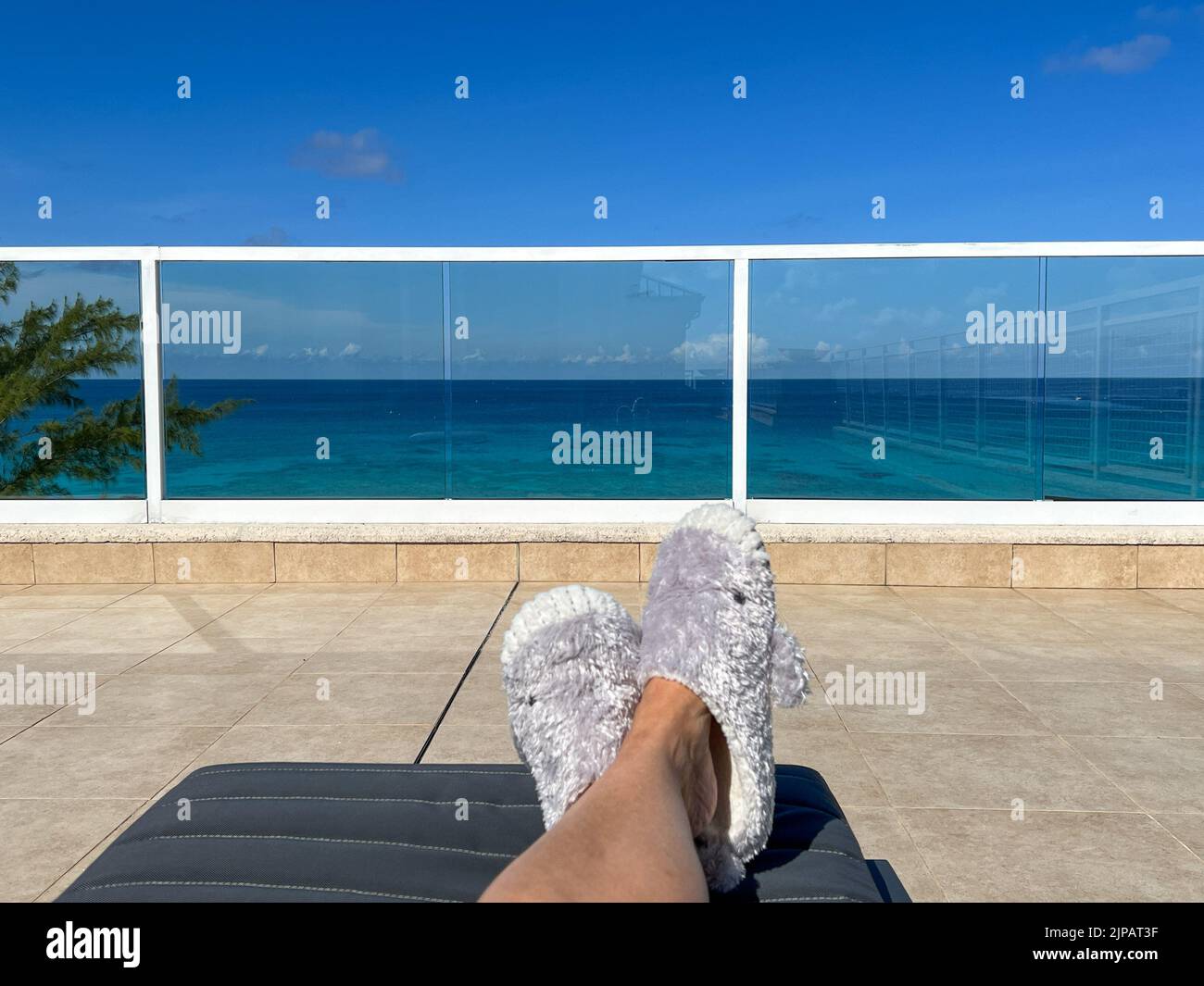 An aerial view of Cemetery Beach on Seven Mile Beach in Grand Cayman ...
