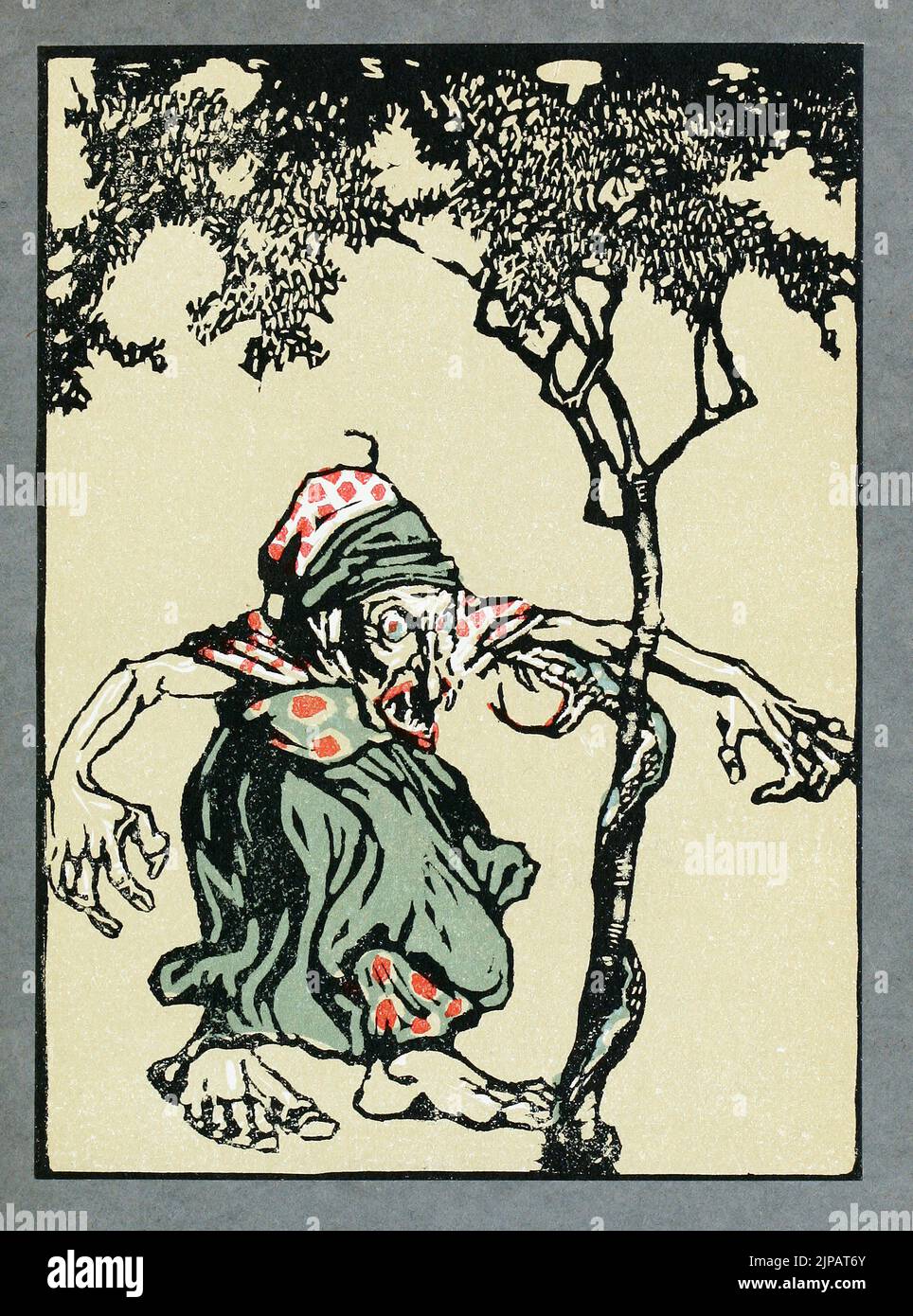 The Horse-Dew and the Witch. Illustration by Willy Pogany from "Forty ...