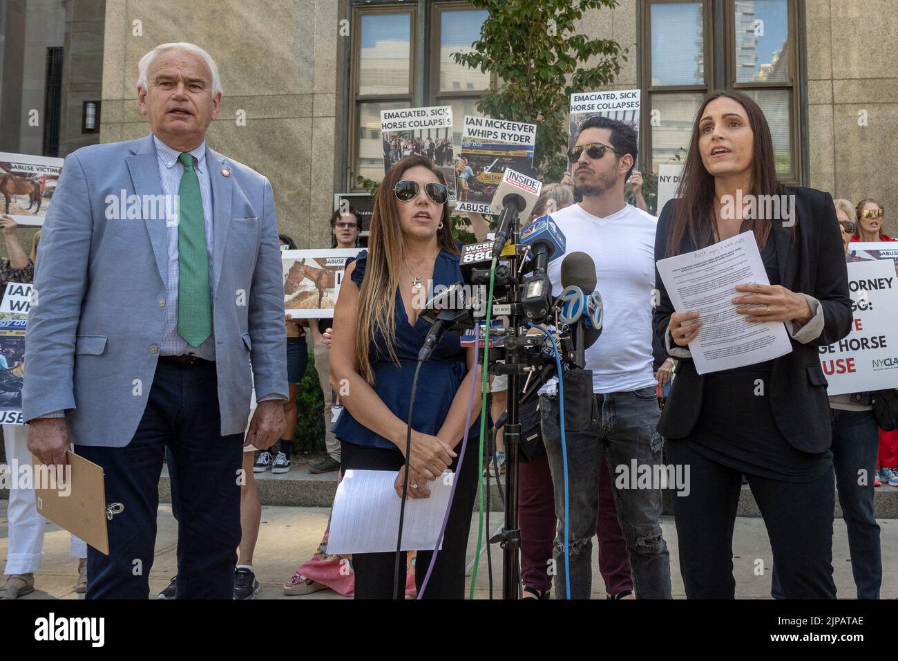 New York, NY, Aug. 16. 2022, (L-R) City Council Member Robert Holden ...