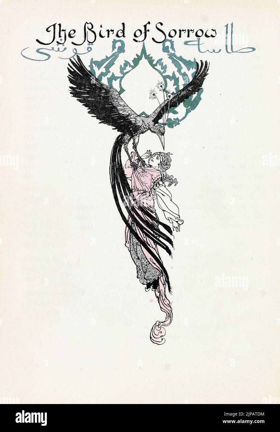 The Bird of Sorrow. Illustration by Willy Pogany from "Forty-four ...
