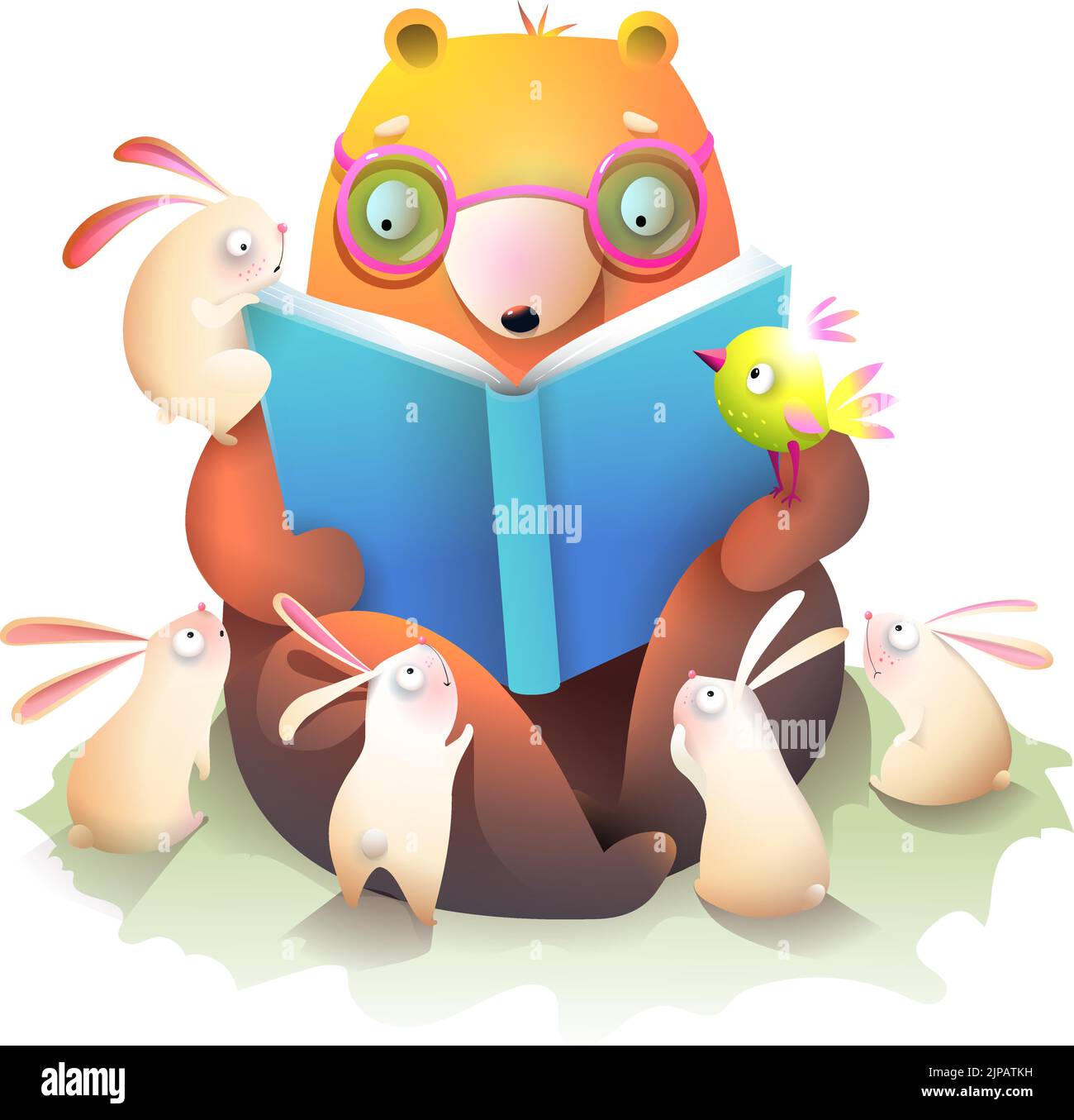 Hilarious rabbit Stock Vector Images - Alamy