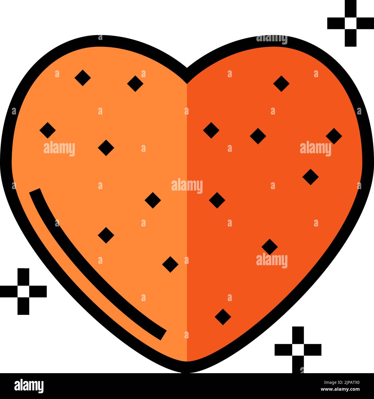 heart jelly candy gummy color icon vector illustration Stock Vector ...