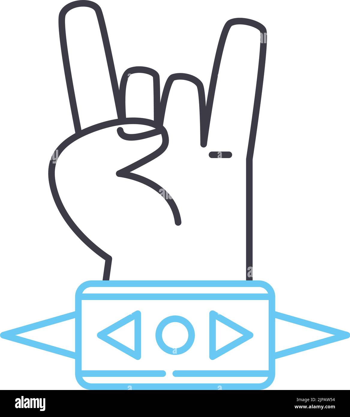 Hand symbol Stock Vector Images - Alamy