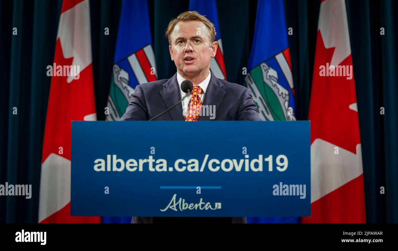 Alberta Health Minister Tyler Shandro announces new COVID-19 measures ...